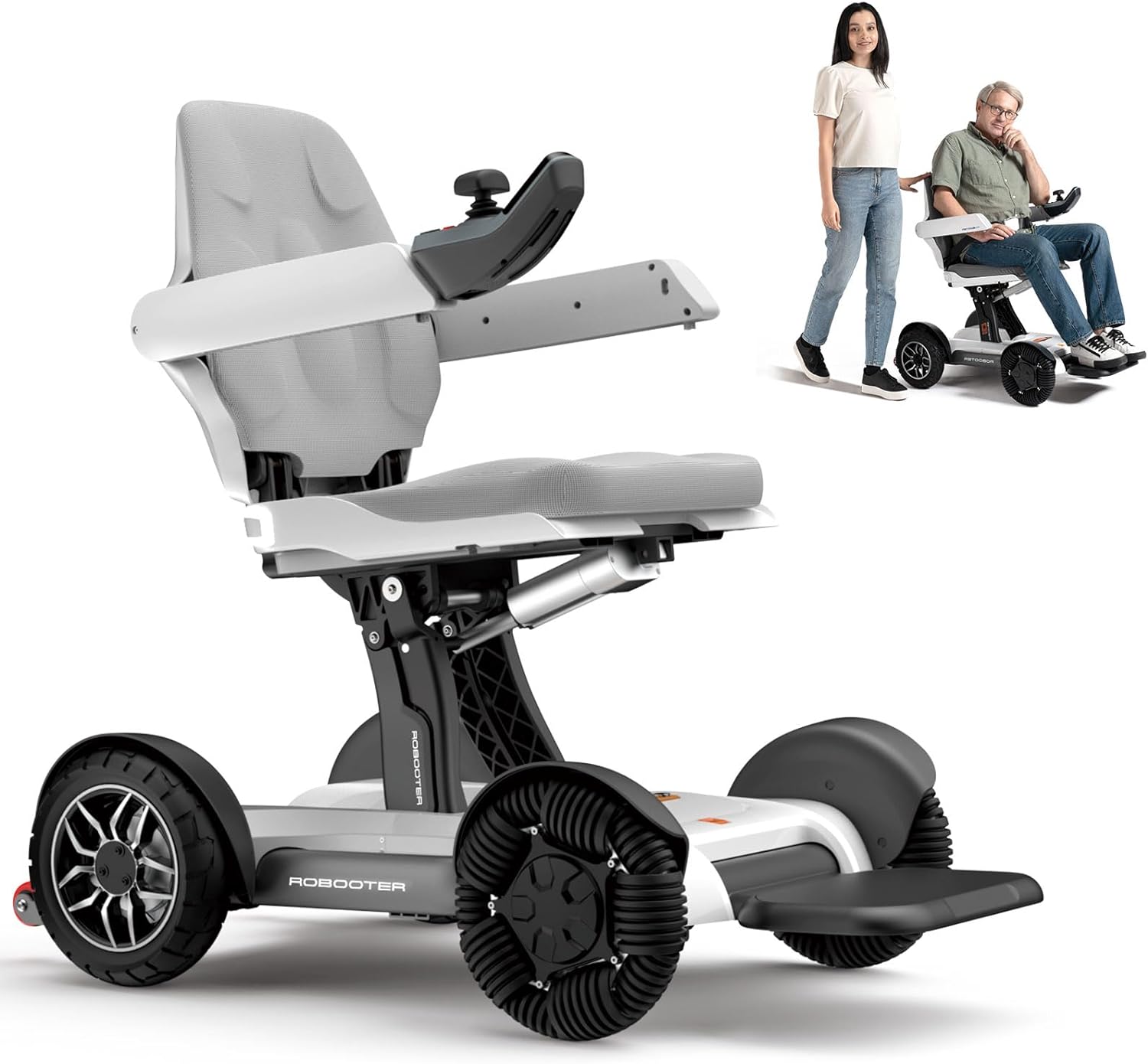 ROBOOTER® X40 Intelligent Electric Powered Wheelchair, Smart Automatic